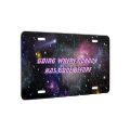 Space License Plate | Zazzle