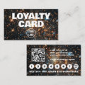 Space Modern Galaxy QR Code Loyalty Card | Zazzle