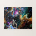 Space Nebula and Planets Jigsaw Puzzle | Zazzle