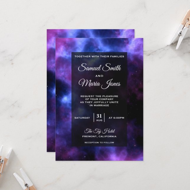 Galaxy wedding invitations 60 photos - Astyledwedding.com