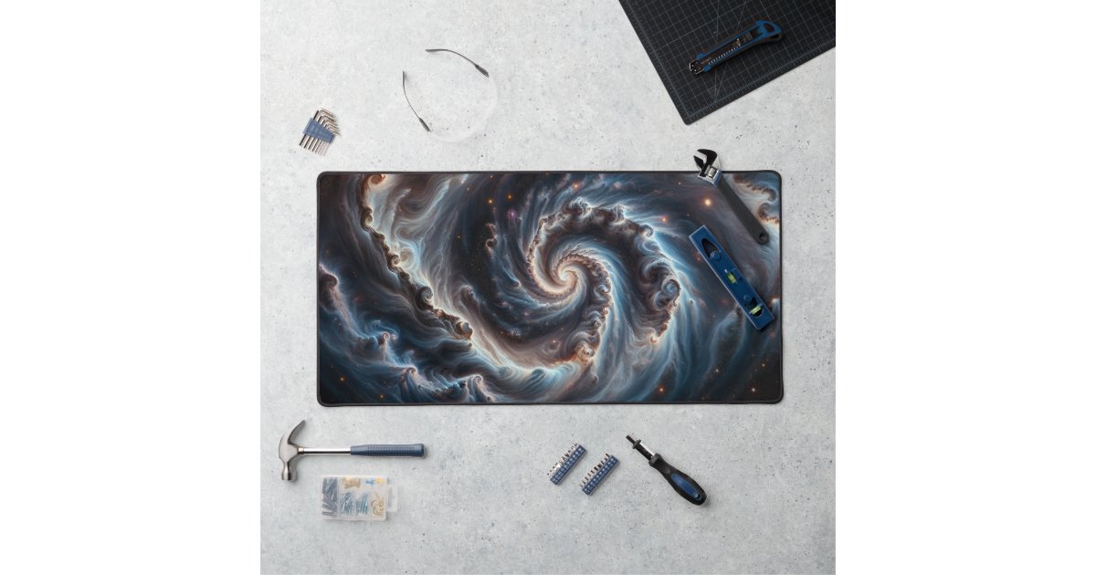 Space Nebulae Desk Mat | Zazzle