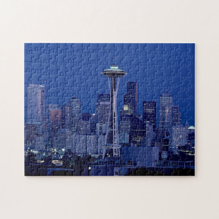 Space Needle Seattle World's Fair Jigsaw Puzzle | Zazzle.com