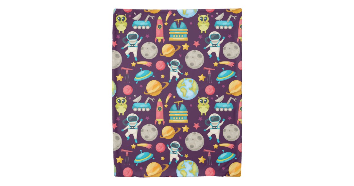 Space Pattern Duvet Cover | Zazzle