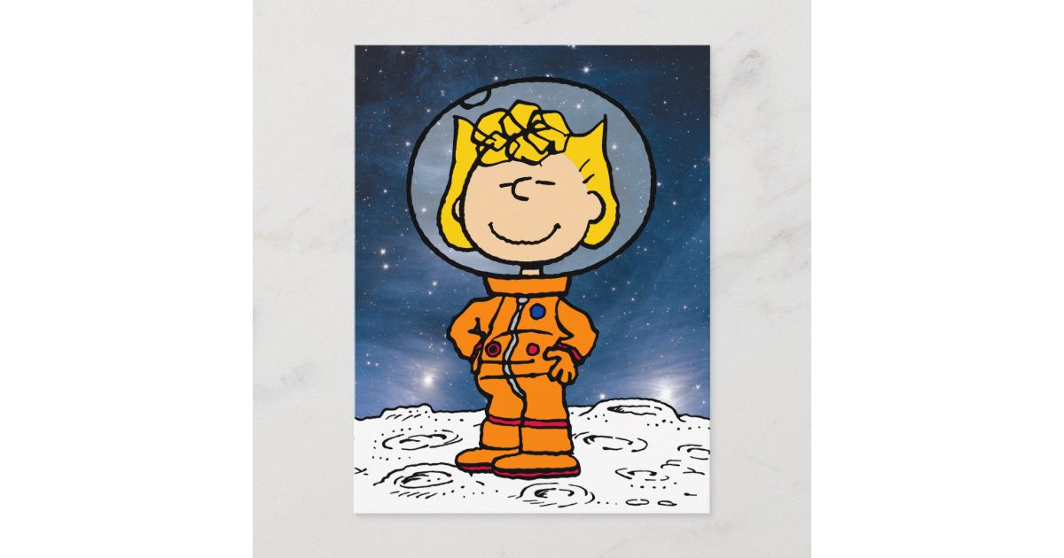 SPACE | Sally Astronaut Postcard | Zazzle