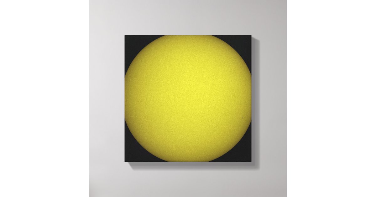 Space Shuttle Atlantis is seen in silhouette Canvas Print | Zazzle