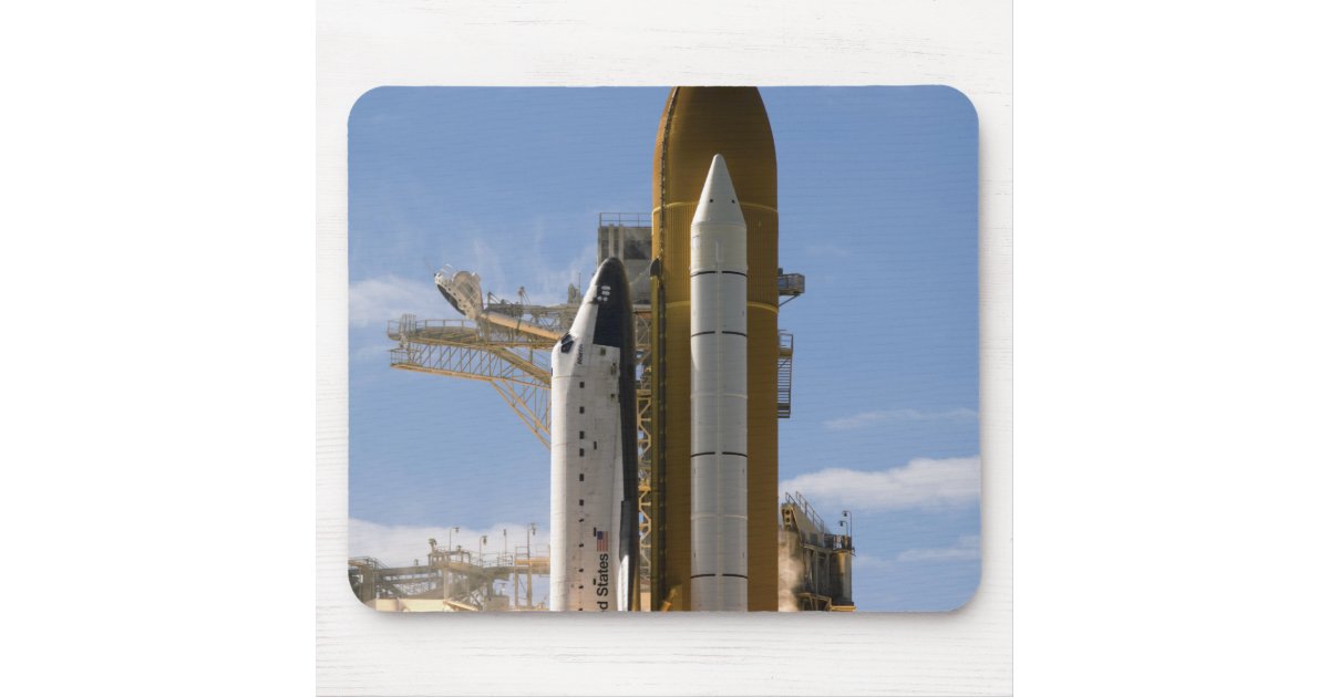 Space Shuttle Atlantis lifts off 5 Mouse Pad | Zazzle
