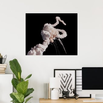 Space Shuttle Challenger Disaster Poster | Zazzle
