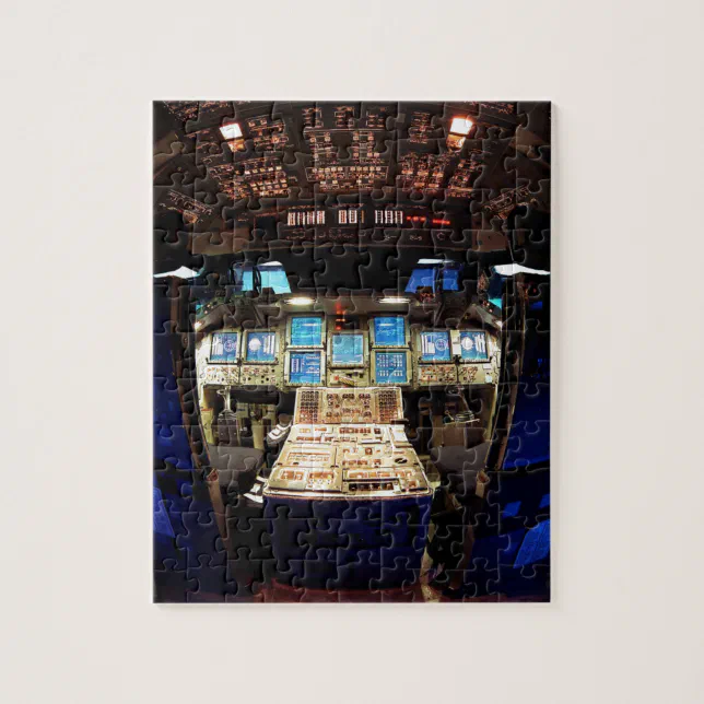 Space Shuttle Cockpit Jigsaw Puzzle | Zazzle
