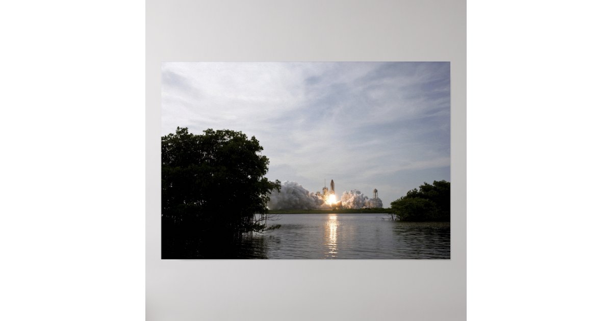 Space Shuttle Endeavor lifts off Poster | Zazzle