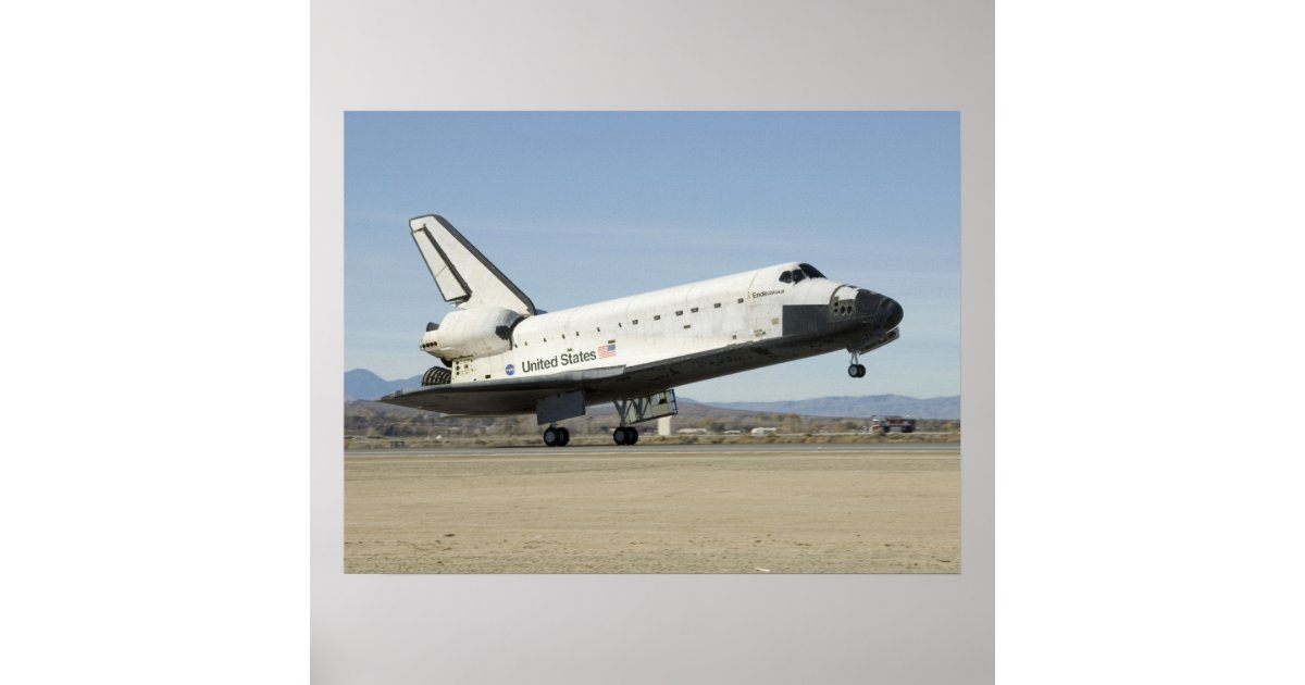 Space Shuttle Endeavour Poster | Zazzle