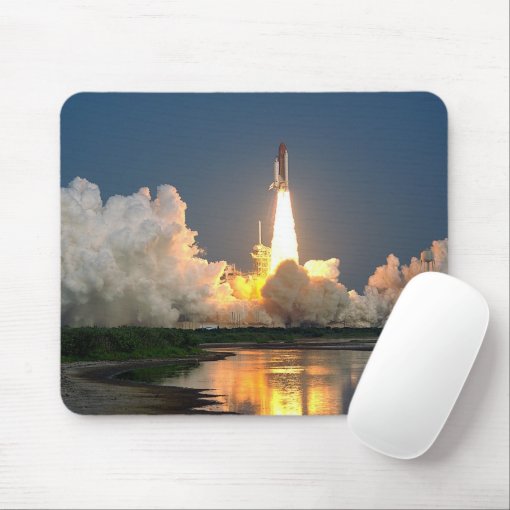 Space Shuttle Launch Mousepad NASA | Zazzle