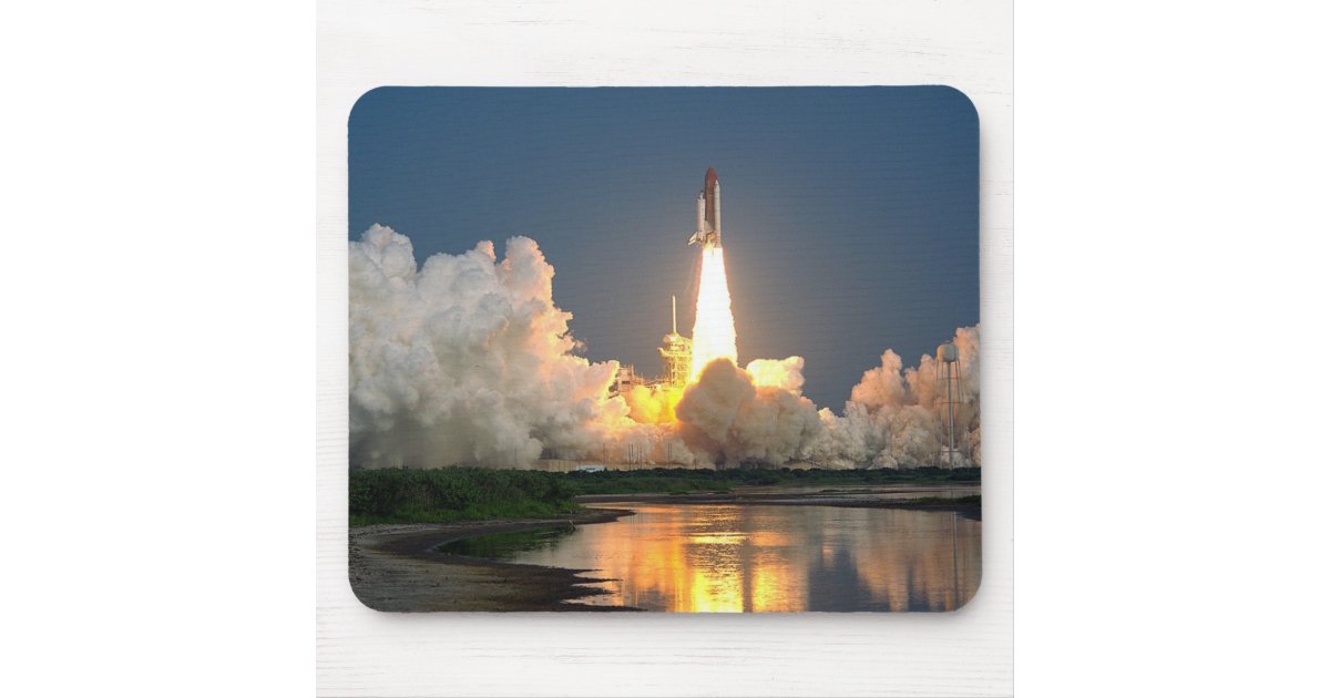 Space Shuttle Launch Mousepad NASA | Zazzle