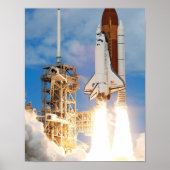 Space Shuttle Launch Poster | Zazzle