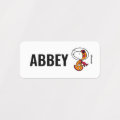 SPACE | Snoopy Astronaut Kids' Labels | Zazzle