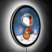 SPACE | Snoopy Astronaut LED Sign | Zazzle