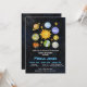 Space | Solar System Baby Shower Invitation | Zazzle