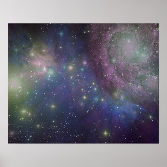 Space, stars, galaxies and nebulas poster | Zazzle.com