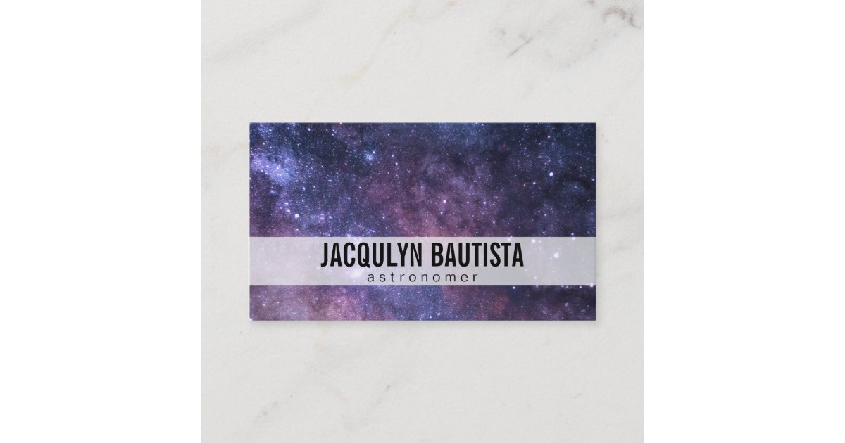 Space | Stellar Business Card | Zazzle