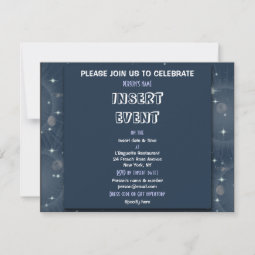 Space theme birthday invitation | Zazzle