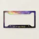 Space Themed Number Plates - Custom Name Space License Plate Frame | Zazzle