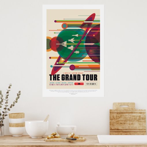 Space Tourism Advert - Solar System Grand Tour Poster | Zazzle