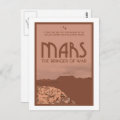 Space Travel Postcard - Mars | Zazzle