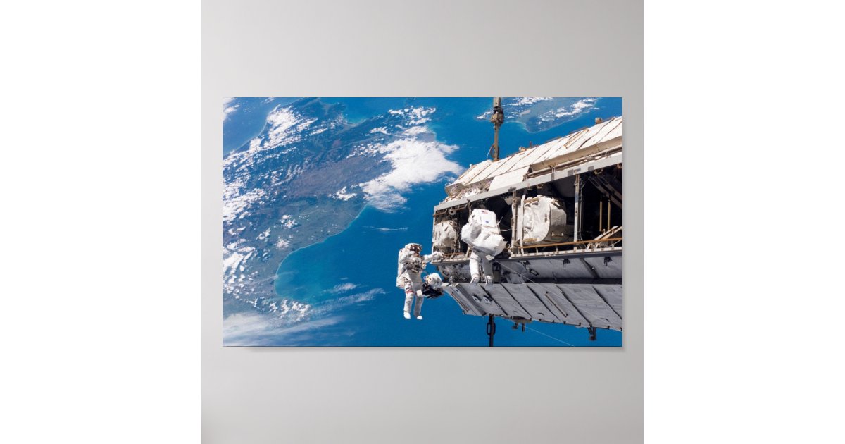 Space Walk 1 Poster | Zazzle
