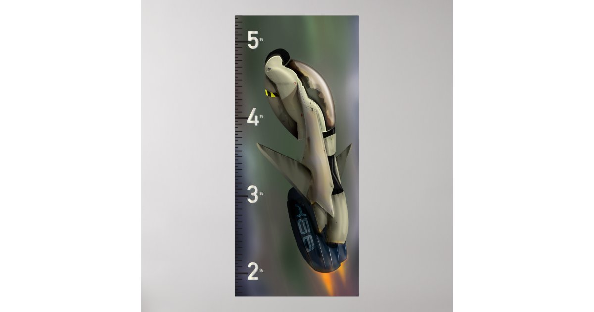 SpaceShip Growth Chart | Zazzle