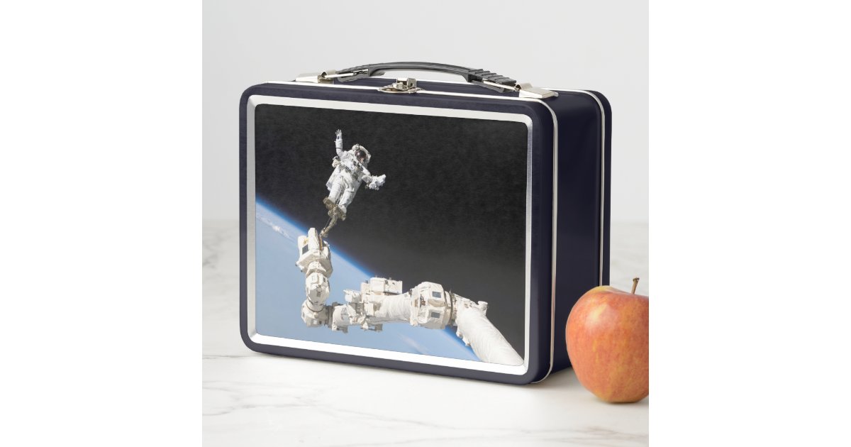 Spacewalker Metal Lunch Box | Zazzle