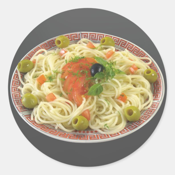 Pasta Stickers | Zazzle