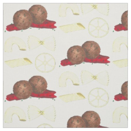 Pasta Pattern fabric | Zazzle.com