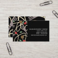Spaghetti Pasta Italian Dinner Utensils Meatballs Business Card | Zazzle