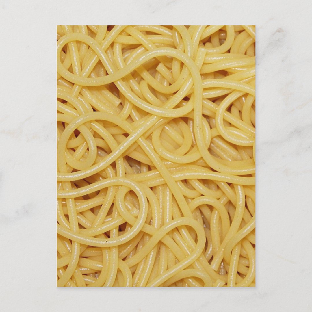 Spaghetti Postcard | Zazzle