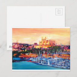 Spain Balearic Island Palma De Mallorca Postcard | Zazzle