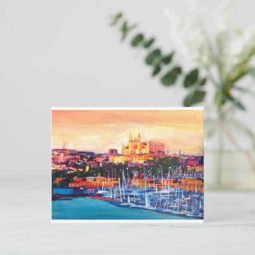 Spain Balearic Island Palma De Mallorca Postcard | Zazzle