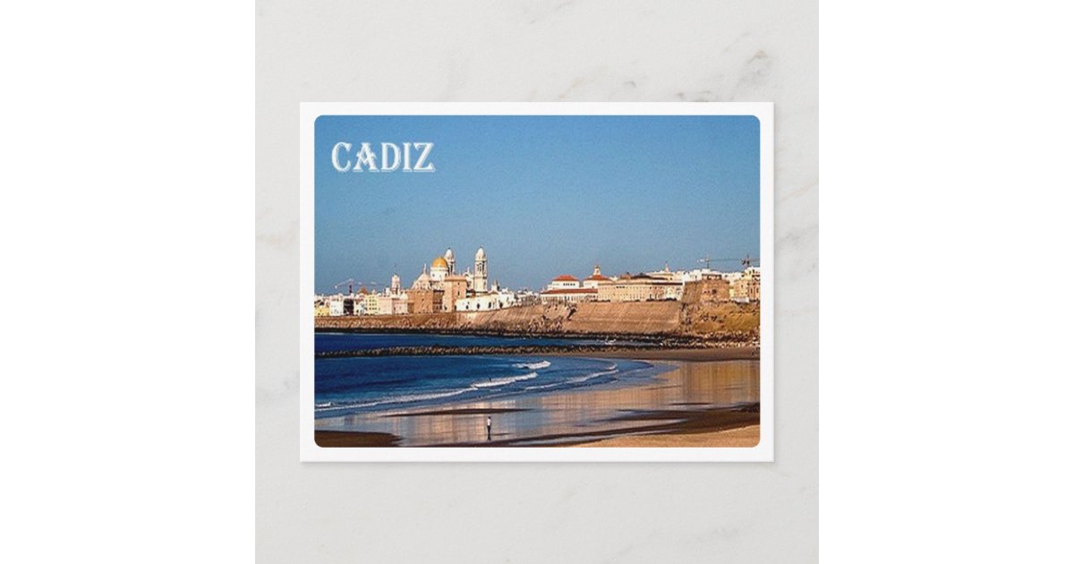 Spain - Cadiz - Postcard | Zazzle