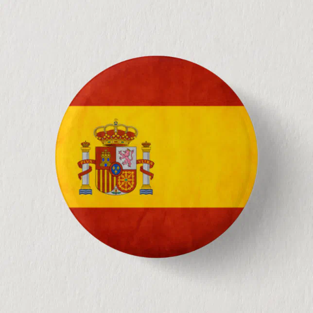 Spain Flag Button | Zazzle