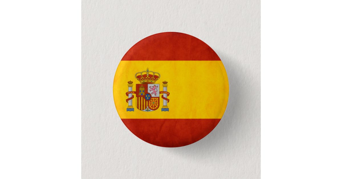 Spain Flag Button | Zazzle