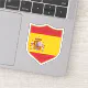 Spain Flag Emblem Patriotic Travel Sticker | Zazzle