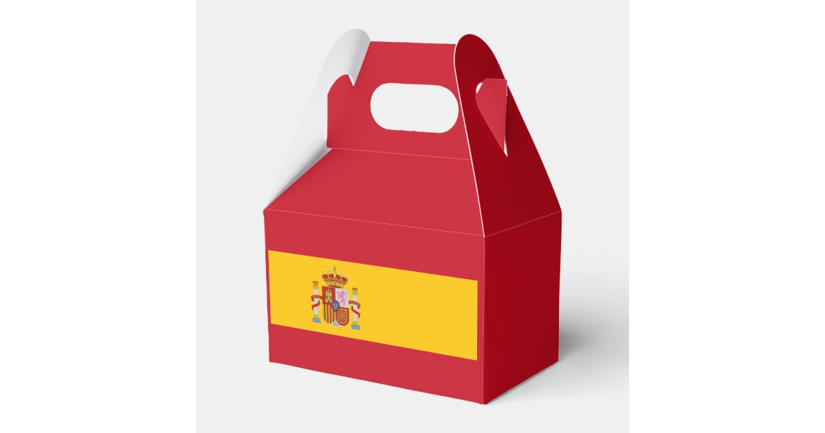 Spain flag Favor Box | Zazzle