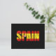 Spain flag logo emblem for proud Spaniards Postcard | Zazzle