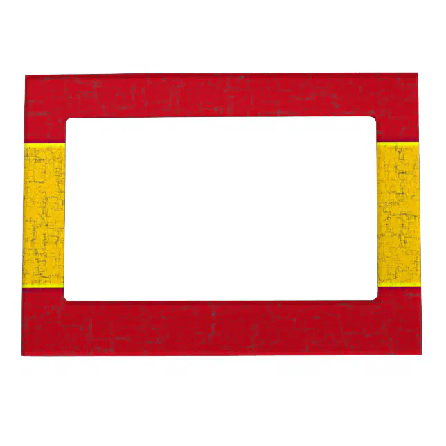 SPAIN FLAG Magnetic Frame | Zazzle