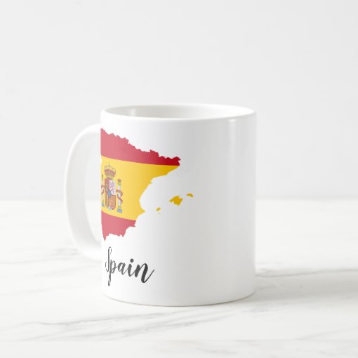 Spain Flag Map Coffee Mug | Zazzle