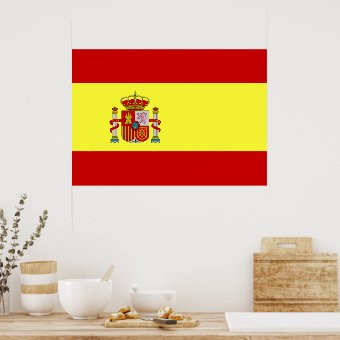 Spain Flag Poster | Zazzle