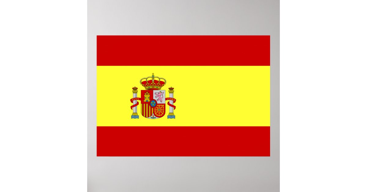 Spain Flag Poster | Zazzle