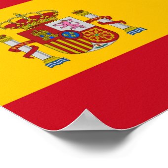 Spain Flag Poster | Zazzle