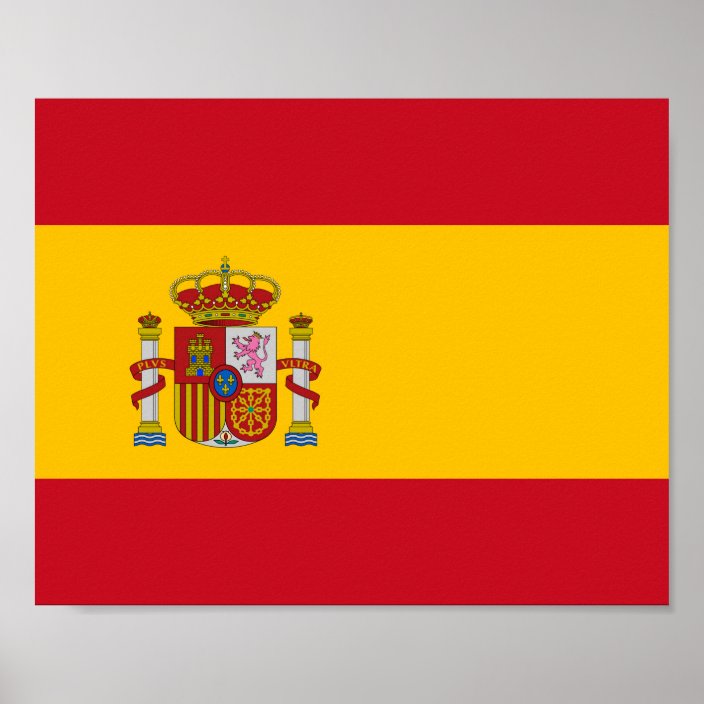 Spain Flag Poster | Zazzle.com