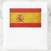 Spain Flag Rectangular Sticker | Zazzle