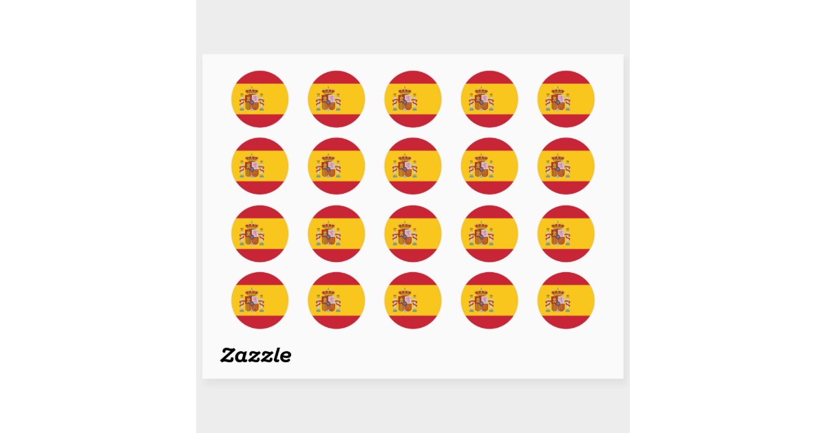 Spain flag Sticker | Zazzle