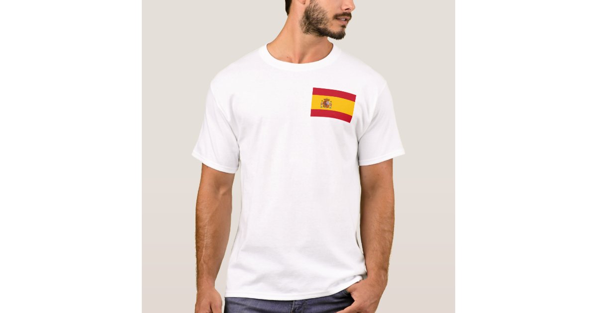 Spain Flag T-Shirt | Zazzle